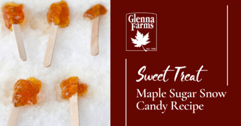 Sweet Treat! Maple Sugar Snow Candy Recipe - Glenna Farms Blog